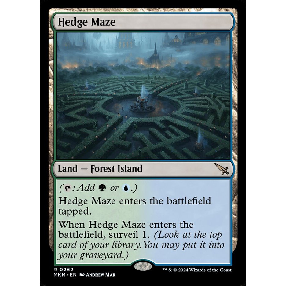 Hedge Maze การ์ด Magic the Gathering [MTG] ของแท้ | Shopee Thailand