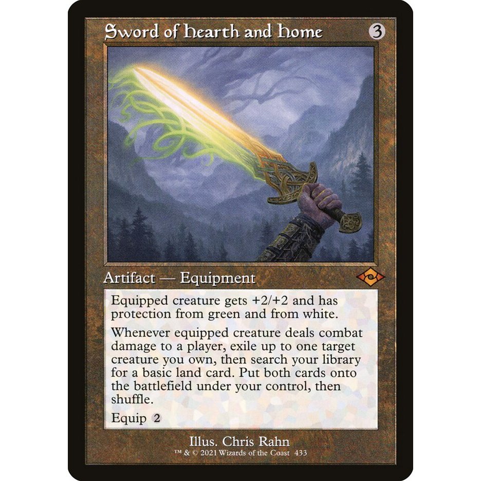 Sword of Hearth and Home การ์ด Magic the Gathering [MTG] ของแท้ ...