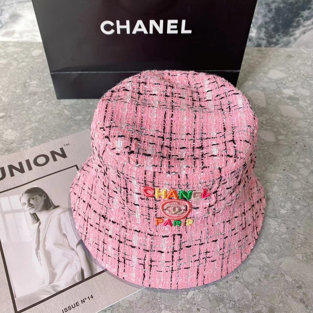 LOEWE333 Casual Style Dark Blue Red White Striped Bow Decorative Bucket ...