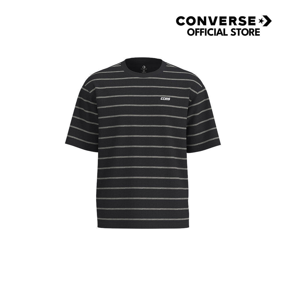 CONVERSE เสื้อ RETRO CONS STRIPE TEE BLACK ผู้ชาย 132T803AM_H5BKXX ...