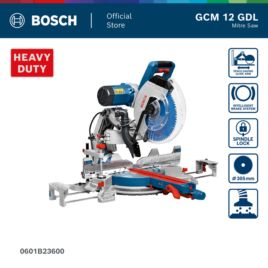 BOSCH GCM 12 GDL Professional แท่นตัดองศาสไลด์ 2000W 305มม. (รหัส ...