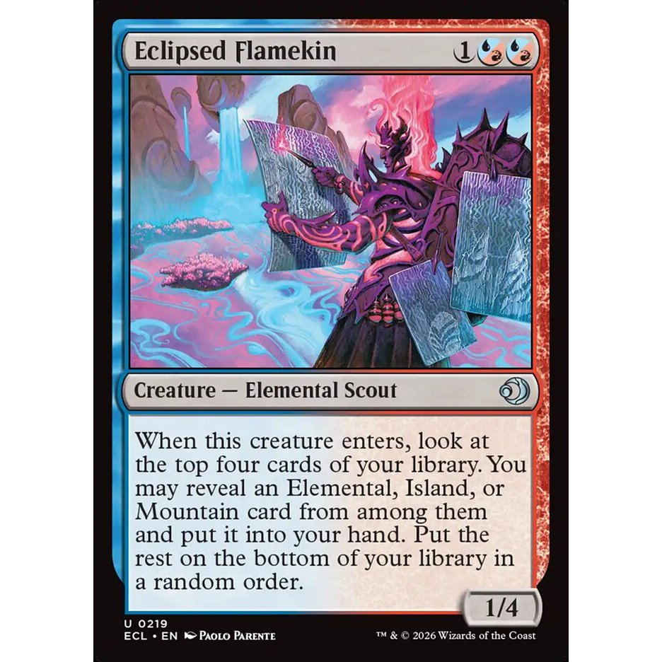 Eclipsed Flamekin การ์ด Magic the Gathering [MTG] ของแท้ | Shopee Thailand