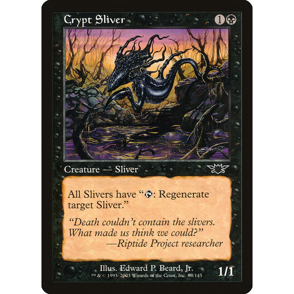 Crypt Sliver การ์ด Magic the Gathering [MTG] ของแท้ | Shopee Thailand
