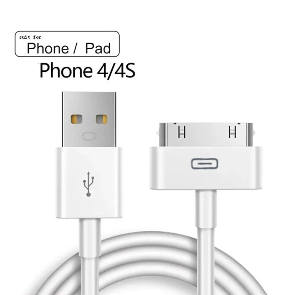 สายชาร์จ USB 30 พินใหม่ สำหรับ iPhone 4 4s 3G 3GS iPad 1 2 3 อุปกรณ์เสริมสำหรับ iPod Nano Touch ...
