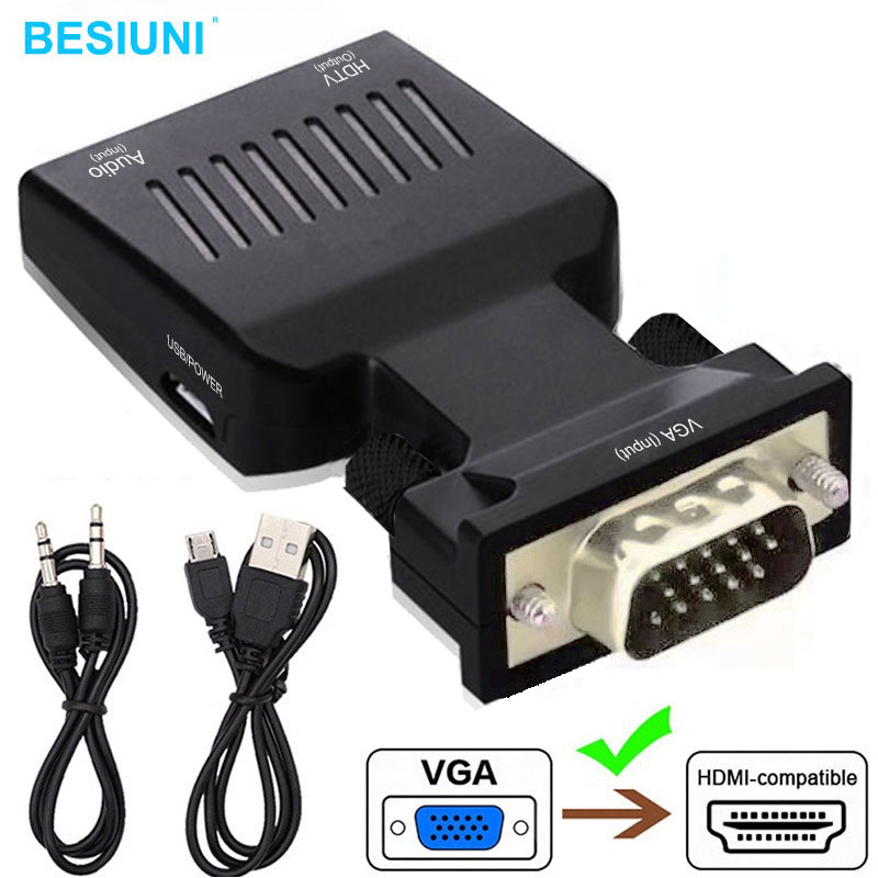 [Shopee Choice] ตัวแปลง VGA เป็น HDMI ความละเอียดสูง 1080P พร้อมสาย ...