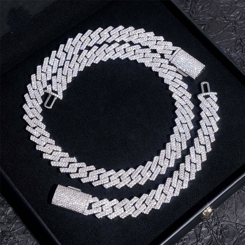 Mens Diamond Cuban Link Chain - สร้อยคอฮิปฮอปที่มีชื่อเสียงทาง ...