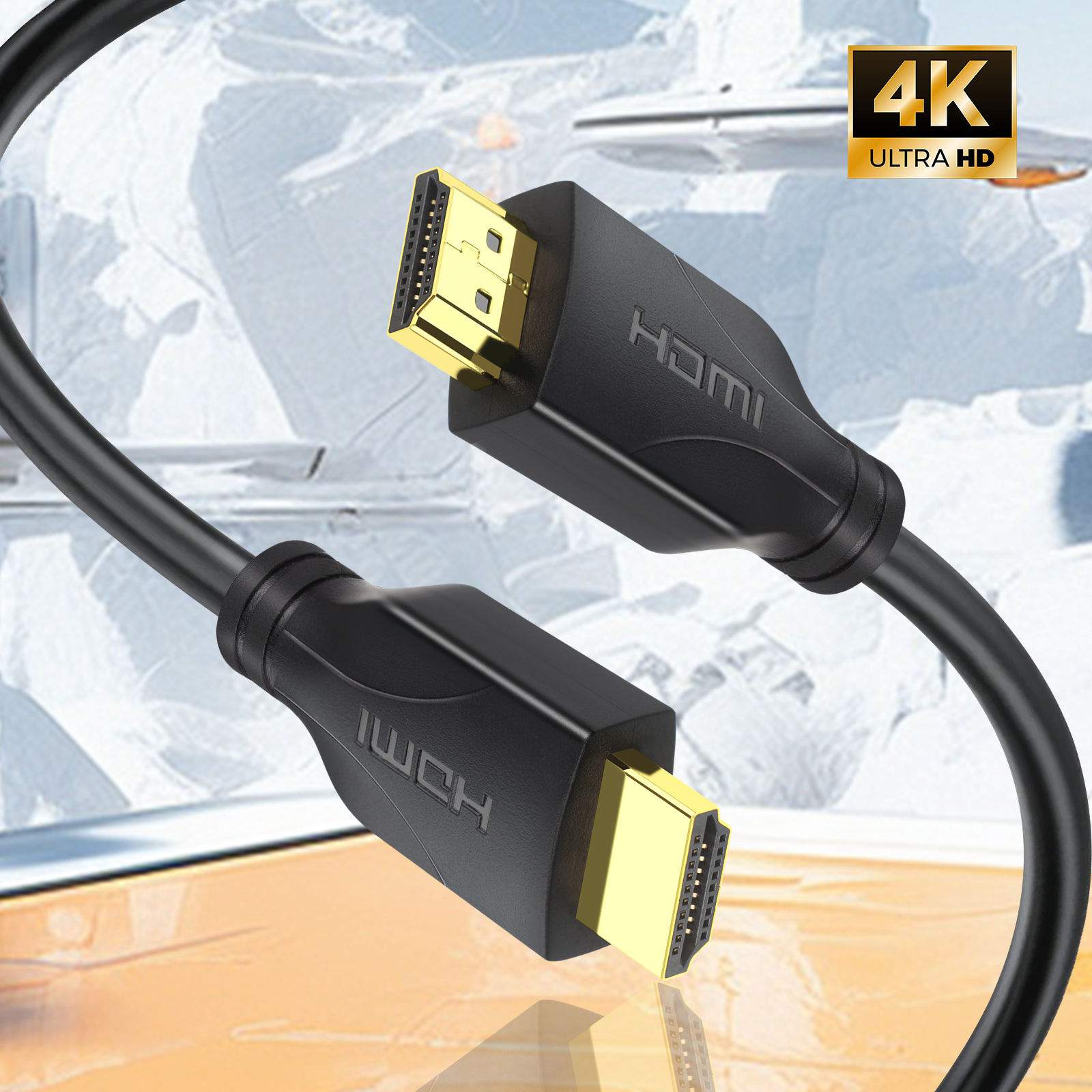 สาย HDMI ความเร็วสูง, สาย HDMI ตัวผู้ เป็น ตัวผู้, สาย HDMI 4K @ 60Hz, สาย HDMI 19 + 1 | Shopee ...