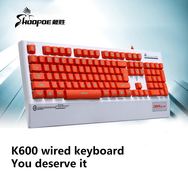 Gk500 คีย์บอร์ด แบบใช้สาย สําหรับ Windows USB Plug & Play ขนาดเต็ม ทนต่อการรั่วไหล PC แล็ปท็อป ...