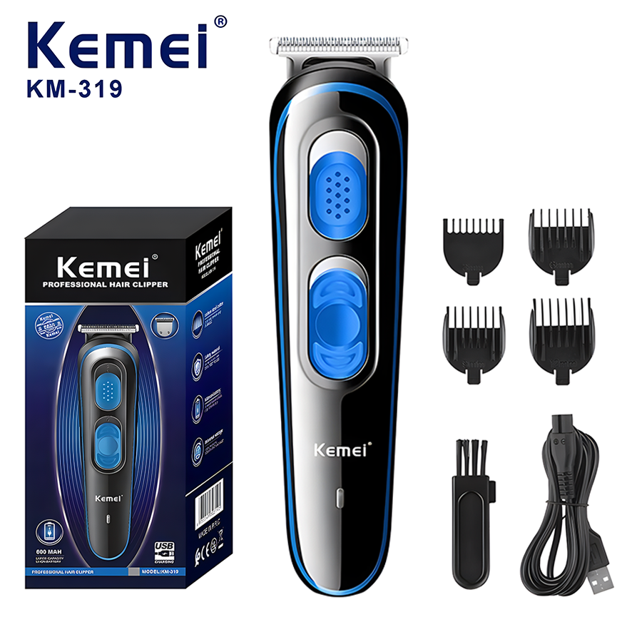 Kemei KM-319 USB Quick Charge หัวตัดผม | Shopee Thailand
