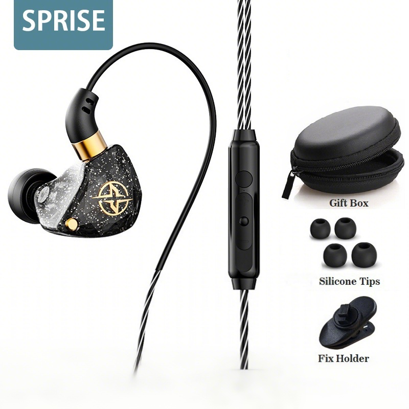 Sprise X6 หูฟังพร้อมไมโครโฟนปรับระดับเสียงเบสหนักแน่นสําหรับการโทรและ ...