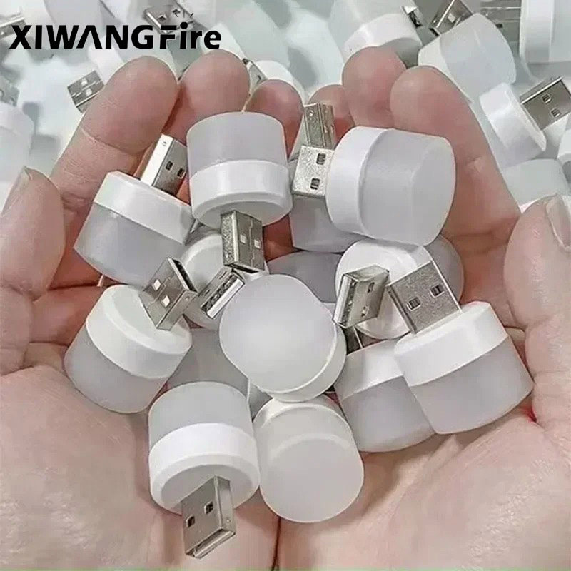 Xiwangfire Mini LED Night Light Warm White หลอดไฟ LED ปลั ๊ ก USB แบบพกพาอ ่ านหนังสือ Ball ...