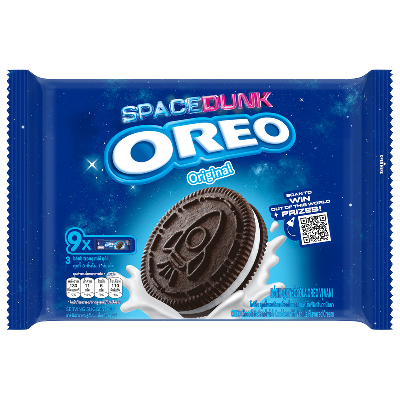 Oreo Space โอรีโอ คุกกี้แซนวิช ขนาด 248.4 กรัม (แพ็ค9) (เลือกรสได้ ...