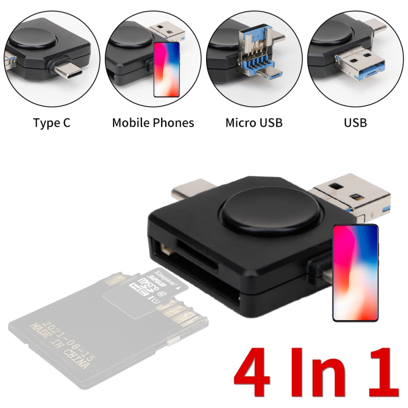 ใหม่ 6in1 OTG Card Reader ความเร็วสูง Multi Function & Mutil Ports Card ...