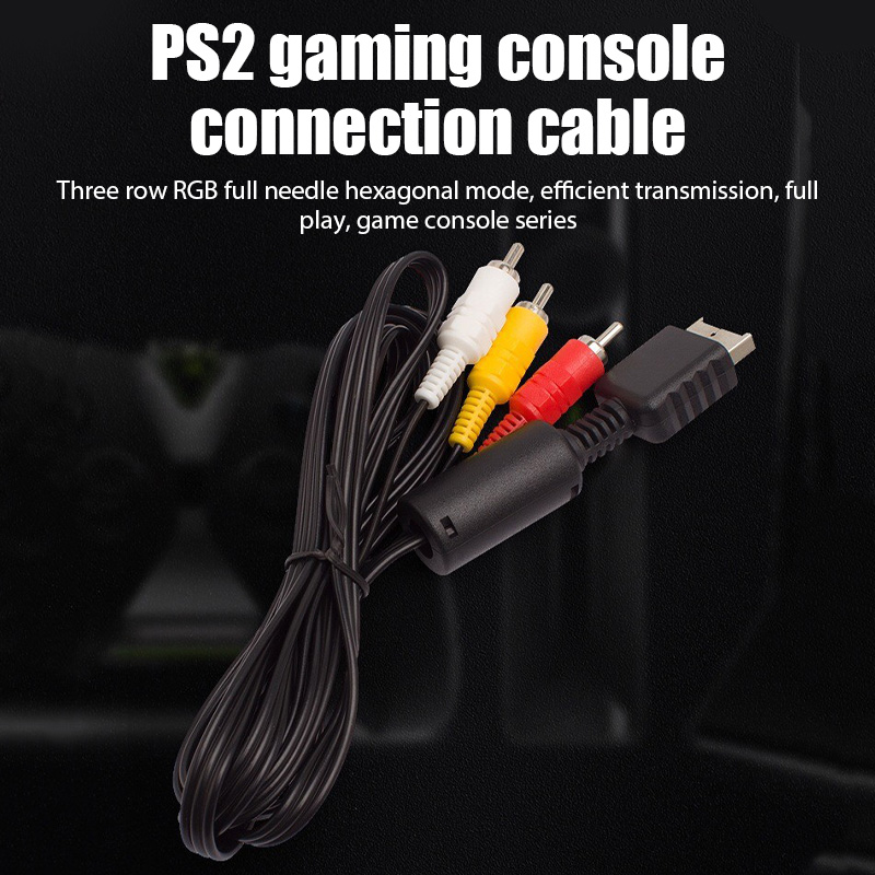 สายเคเบิ้ลเชื่อมต่อเกมคอนโซล RGB PS2 สามแถว ยาว 1.8 เมตร | Shopee Thailand