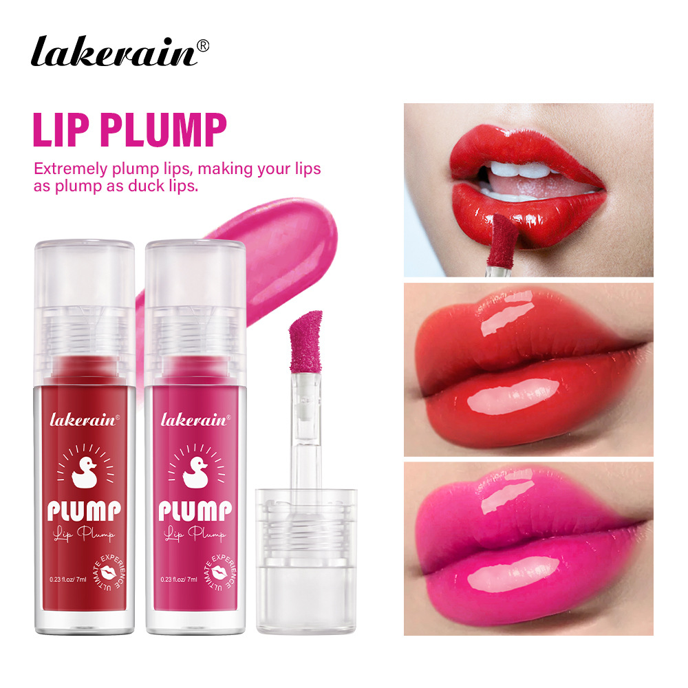 Duck Duck Lip Enhancement Glaze ง่ายต่อการสี Moisturizing Moisturizing ...