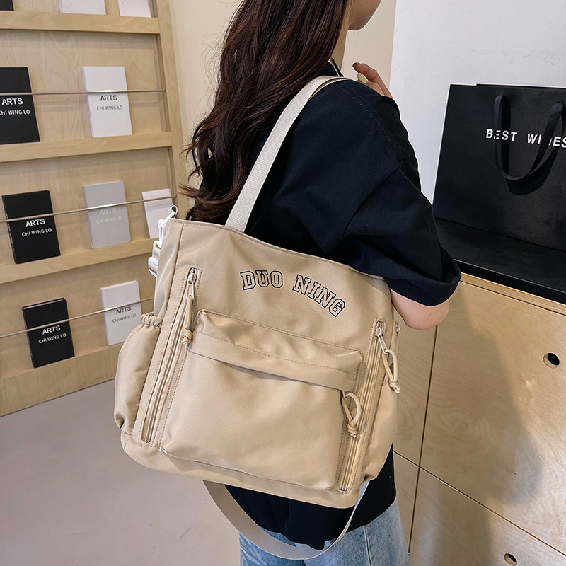 กระเป๋าความจุขนาดใหญ่ Girl Commuter Tote Bag College Students Class ...