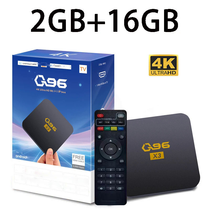 Q96 X3 กล่องสมาร์ททีวี Android 10 Allwinner H313 Quad Core Cortex-A53 ...