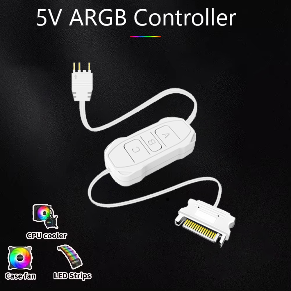Sata ถึง 5V 3-Pin ARGB Controller Cable แหล่งจ่ายไฟ SATA ARGB Mini ... Sata ถึง 5V 3-Pin ARGB Controller Cable แหล่งจ่ายไฟ SATA ARGB Mini ...