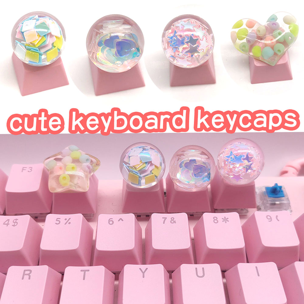 คริสตัลบอล Cherry MX Profile Keycaps สําหรับเล่นเกมคีย์บอร์ดอะนิเมะที่ ...