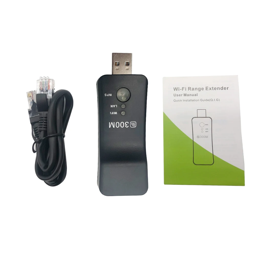 Universal Wireless TV Network Wifi Adapter WPS 300Mbps Wi-fi Repeater ...