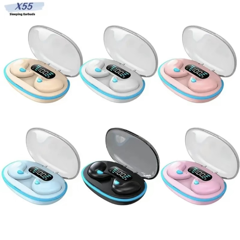 X55 Sleep Earbuds หูฟังไร้สายบลูทูธ หูฟังบลูทูธแบบครอบหู หูฟังตัดเสียง ...