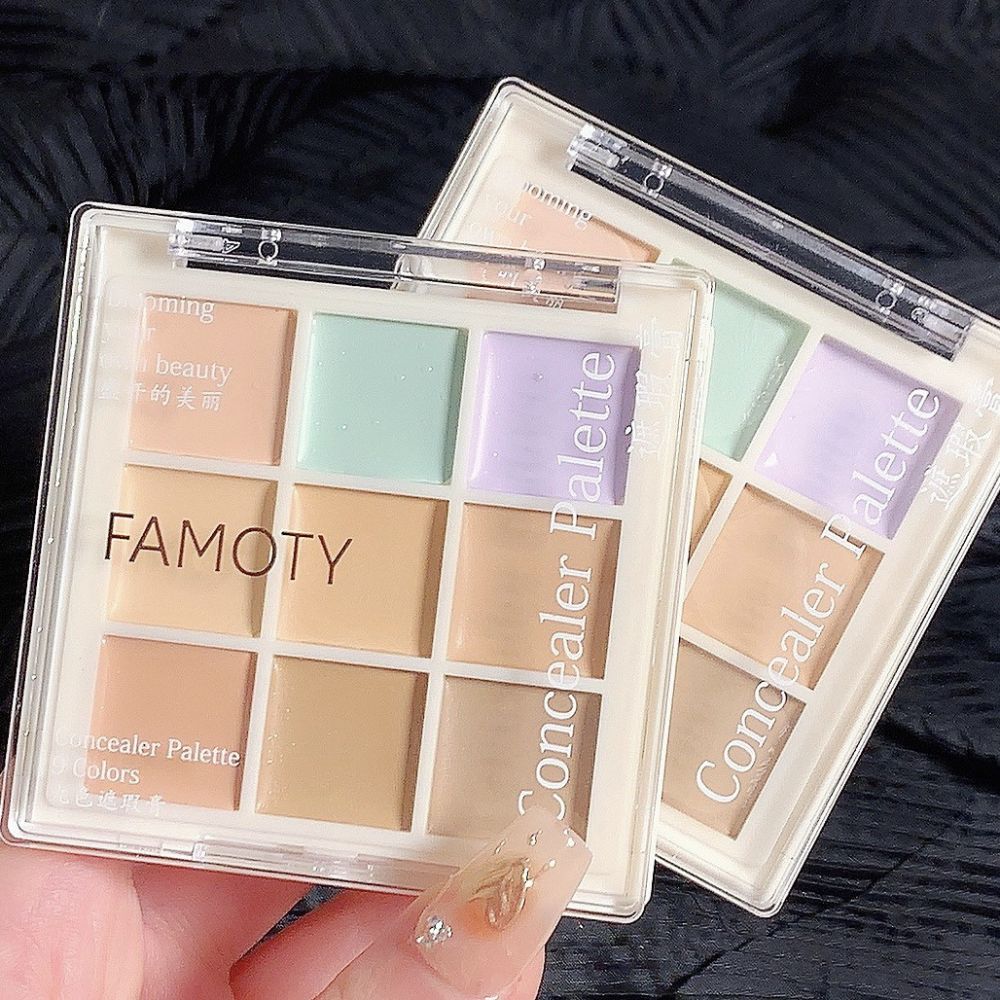 Nine-color Concealer Palette Acne Marks Dark Circles Tear Groove ...