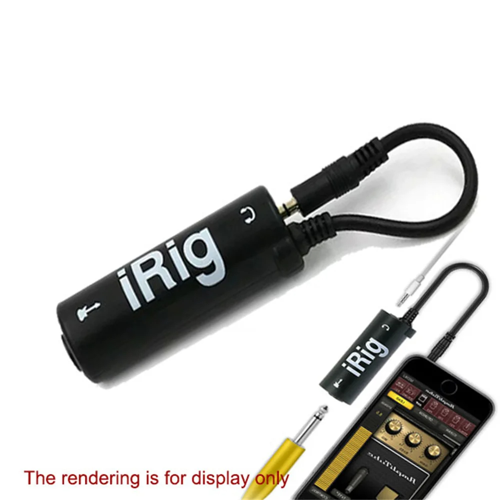 IRIG ตัวแปลงอินเทอร์เฟซกีต้าร์ ไอริก – อะแดปเตอร์เสียง 3.5 มม. พร้อมสาย ...