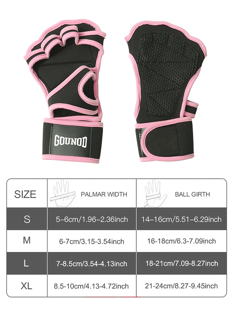 ถุงมือยกน้ําหนักฟิตเนสการฝึกอบรมยิมนาสติก Grips สายรัดข้อมือ Crossfit ...