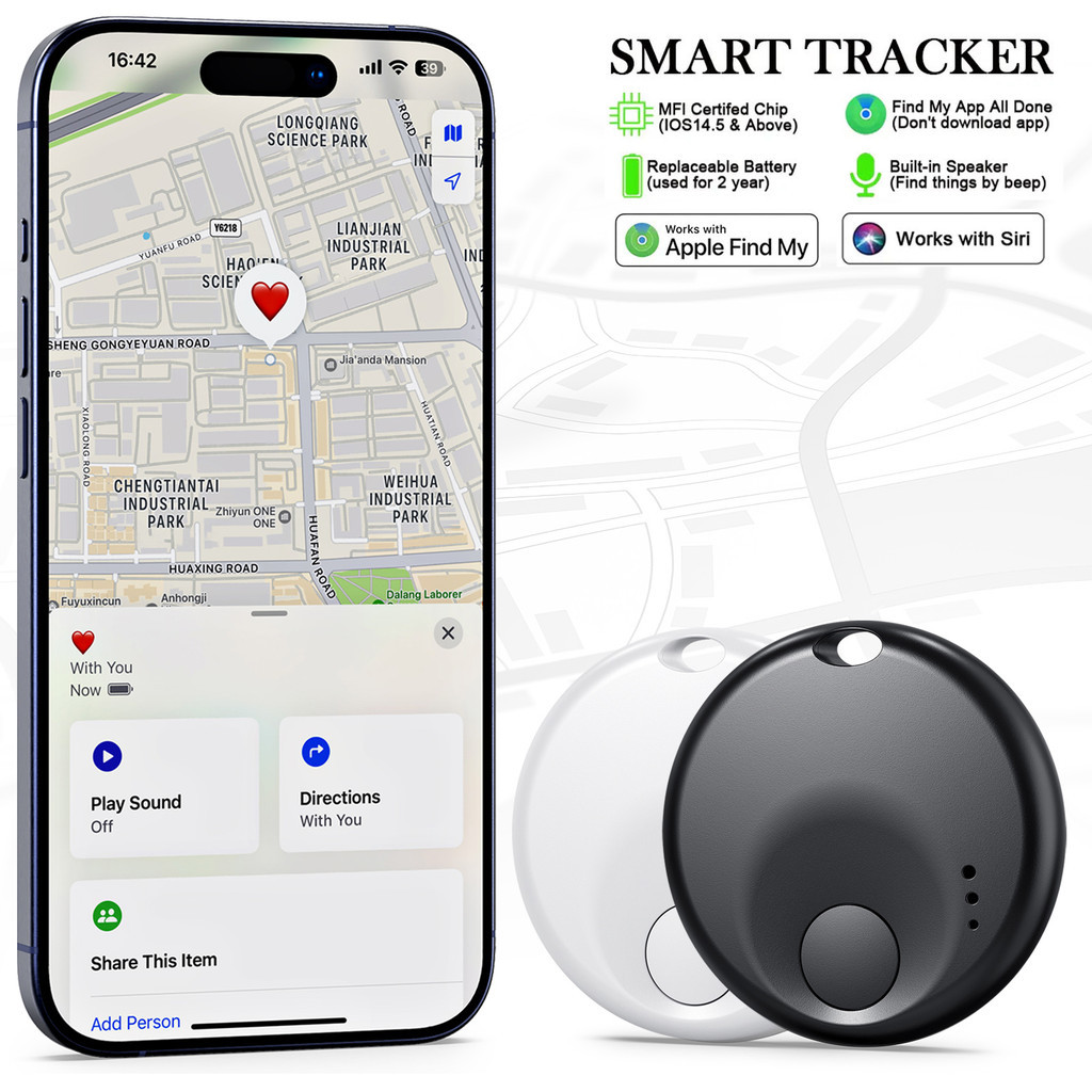สมาร์ท GPS Tracker Mini TAB สําหรับ IOS Apple ค้นหาแอปของฉัน ITag Anti ...