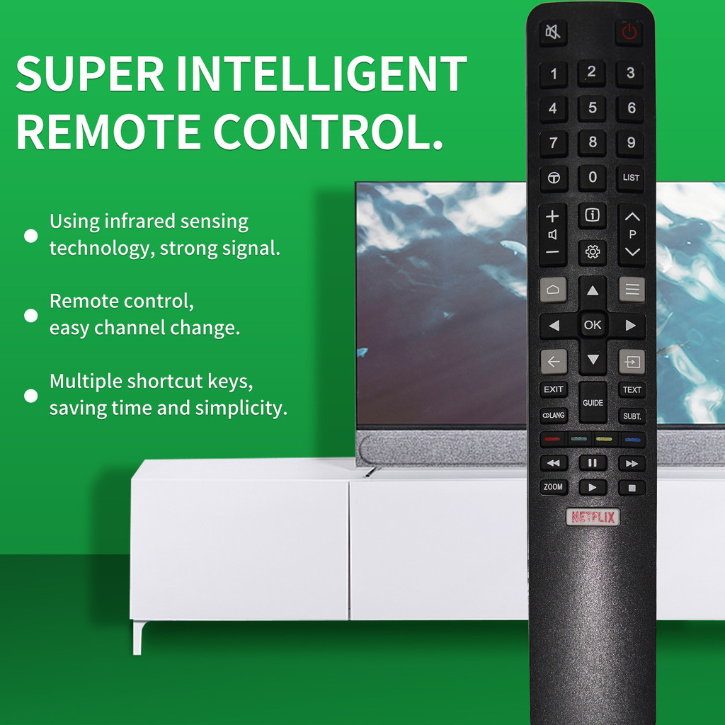 Rc802n YA12 รีโมทคอนโทรลสําหรับ TCL Android TV | Shopee Thailand