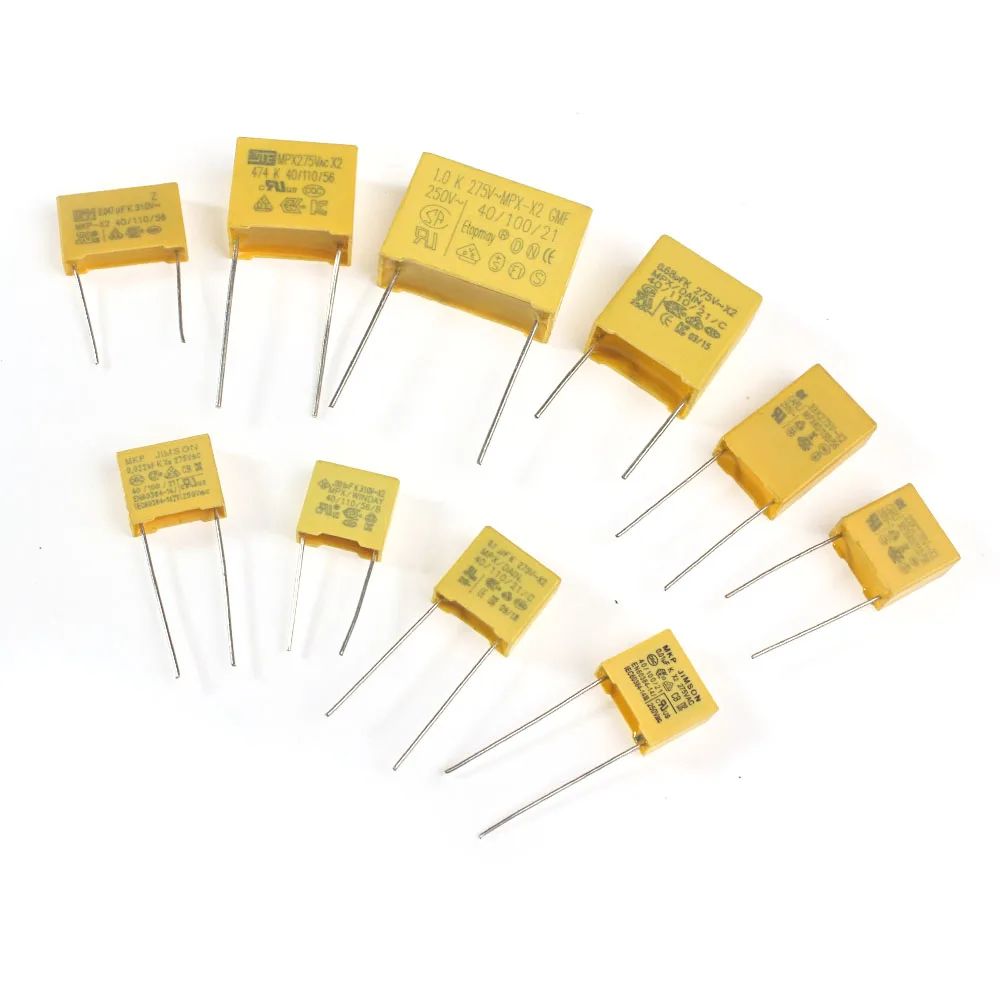 50pcs 102K ~ 105K โพลีเอสเตอร์ฟิล์มตัวเก็บประจุแพ็ค 275VAC X2 ตัวเก็บ ...