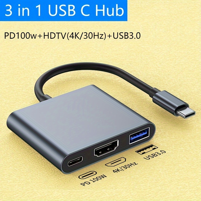 สถานีเชื่อมต่อ Type-c เหมาะสําหรับ Apple Notebook usb Converter หน้าจอ ...