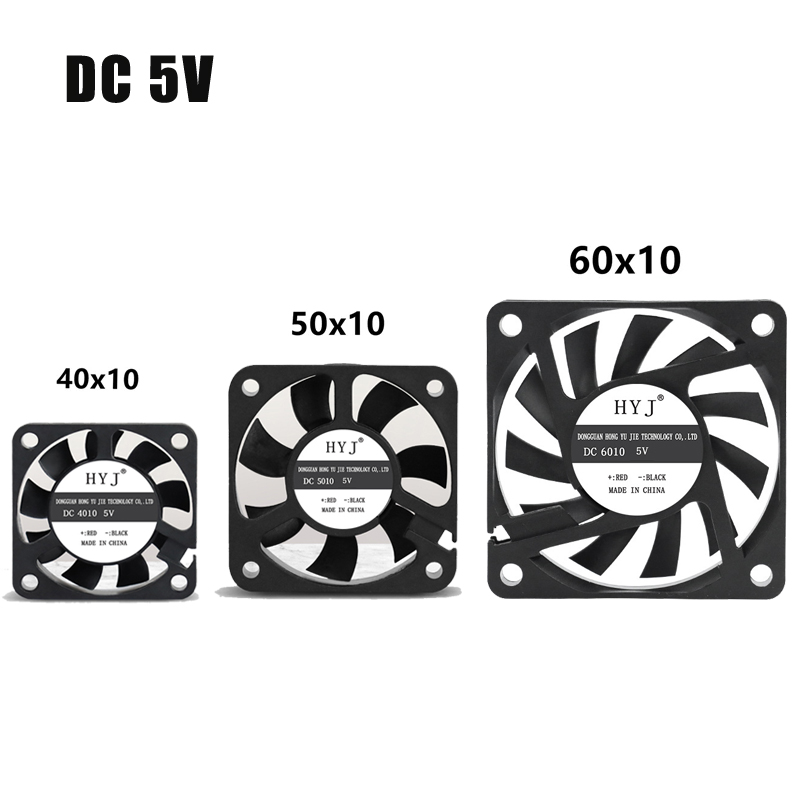 4010 5010 6010 5V 2Pin DC Case Fan พัดลมระบายความร้อนแบบไม่มีแปรง CPU Coolers | Shopee Thailand