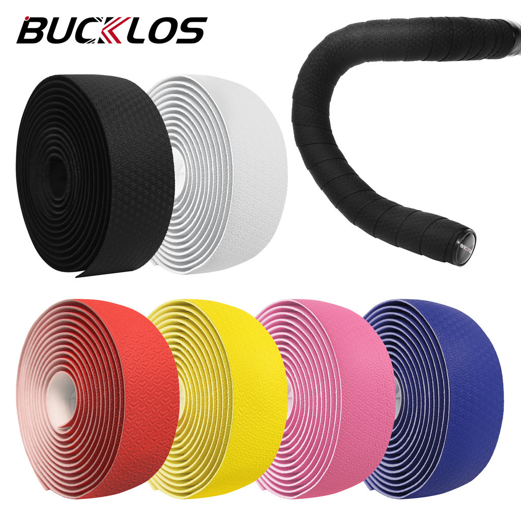 Bucklos เทปแฮนด์จักรยานถนนบาร์เทปสําหรับ Fixie Gear Strap PU EVA Wrap ...