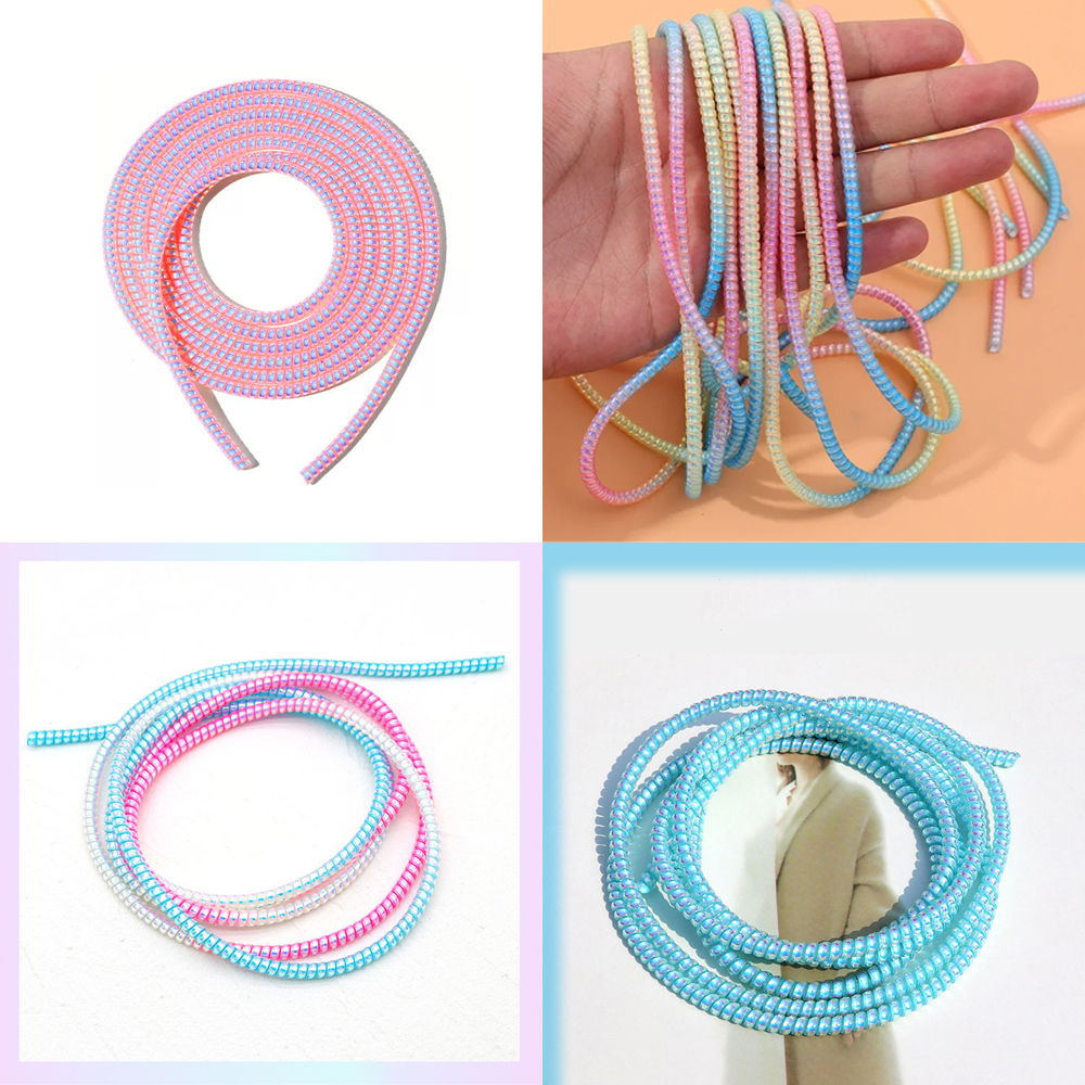 1.4M ที่ครอบสายชาร์จ/ที่ป้องกันสายชาร์จแบบเกลียว สําหรับ iPhone Android ...