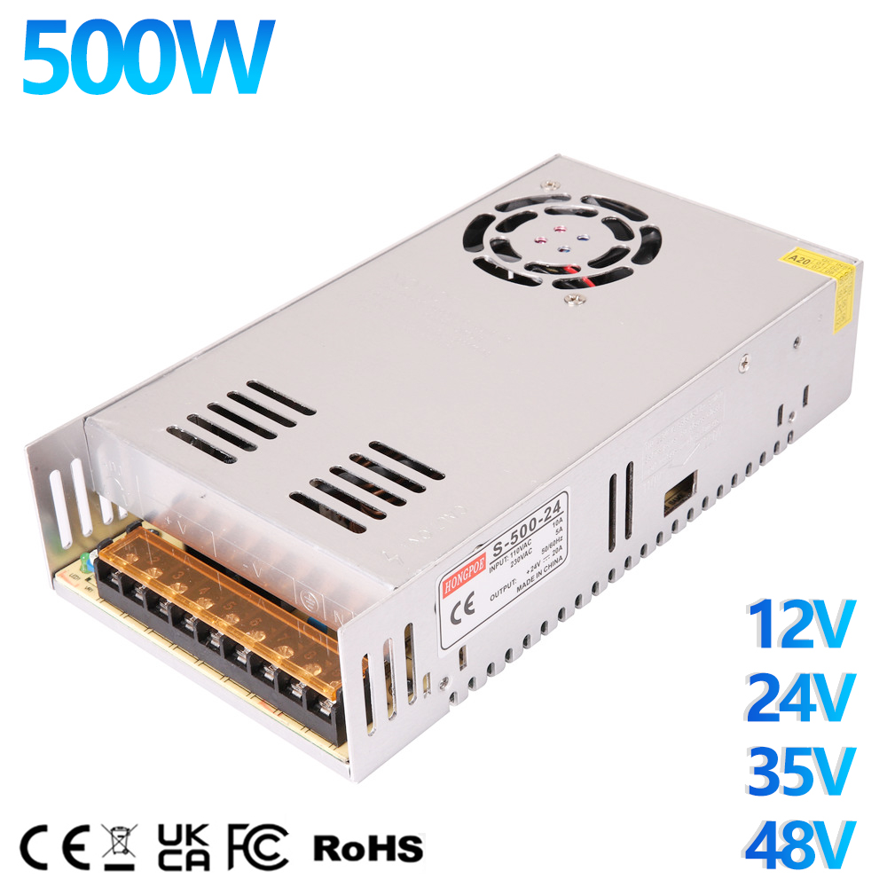 แหล่งจ่ายไฟ LED DC 5V 12V 18V 24V 36V 48V 360W 400W Switching Power Supply แหล่งหม้อแปลง 100 ...