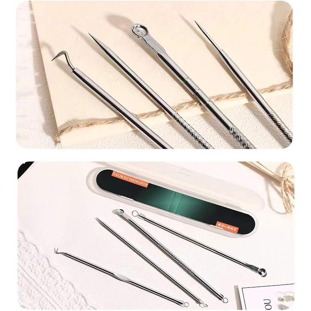 4pcs สิว Blackhead Comedone Black Spot Pimple Blemish Remover Skin Care ...