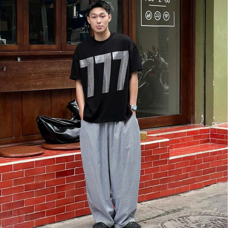 เสื้อยืด Hades, 饰有 Bling Stone No. 777 Fom Boxy 男女通用 | Shopee Thailand