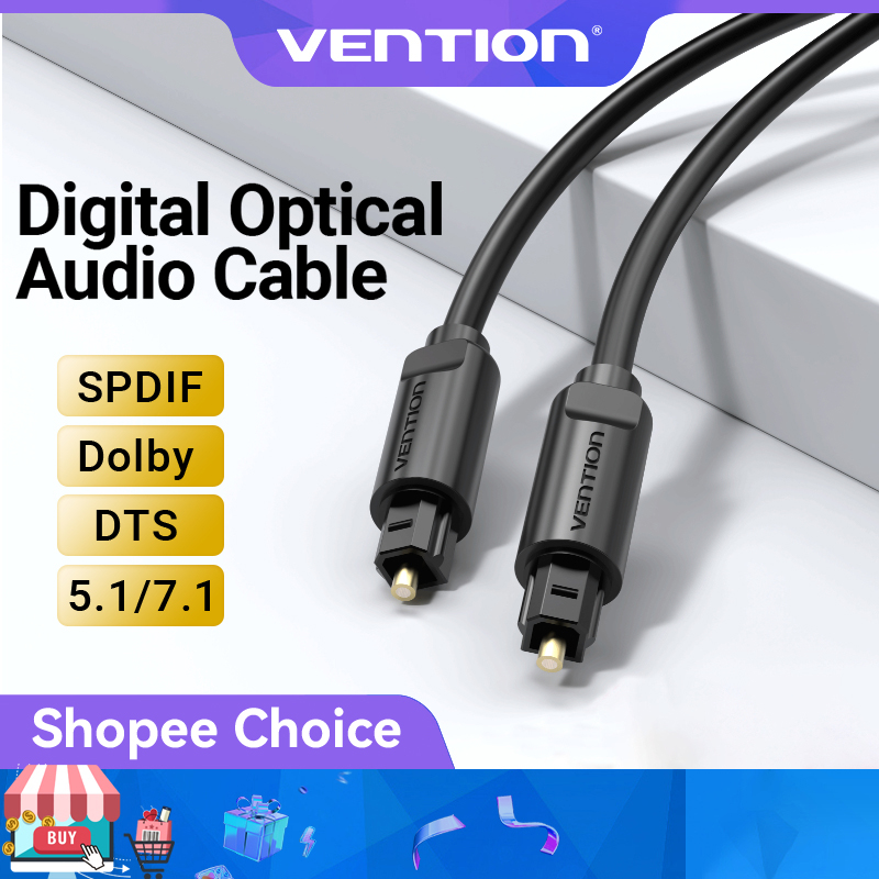 Vention สายสัญญาณเสียงไฟเบอร์ออปติกสําหรับ CD DVD SPDIF Cable สําหรับ ...