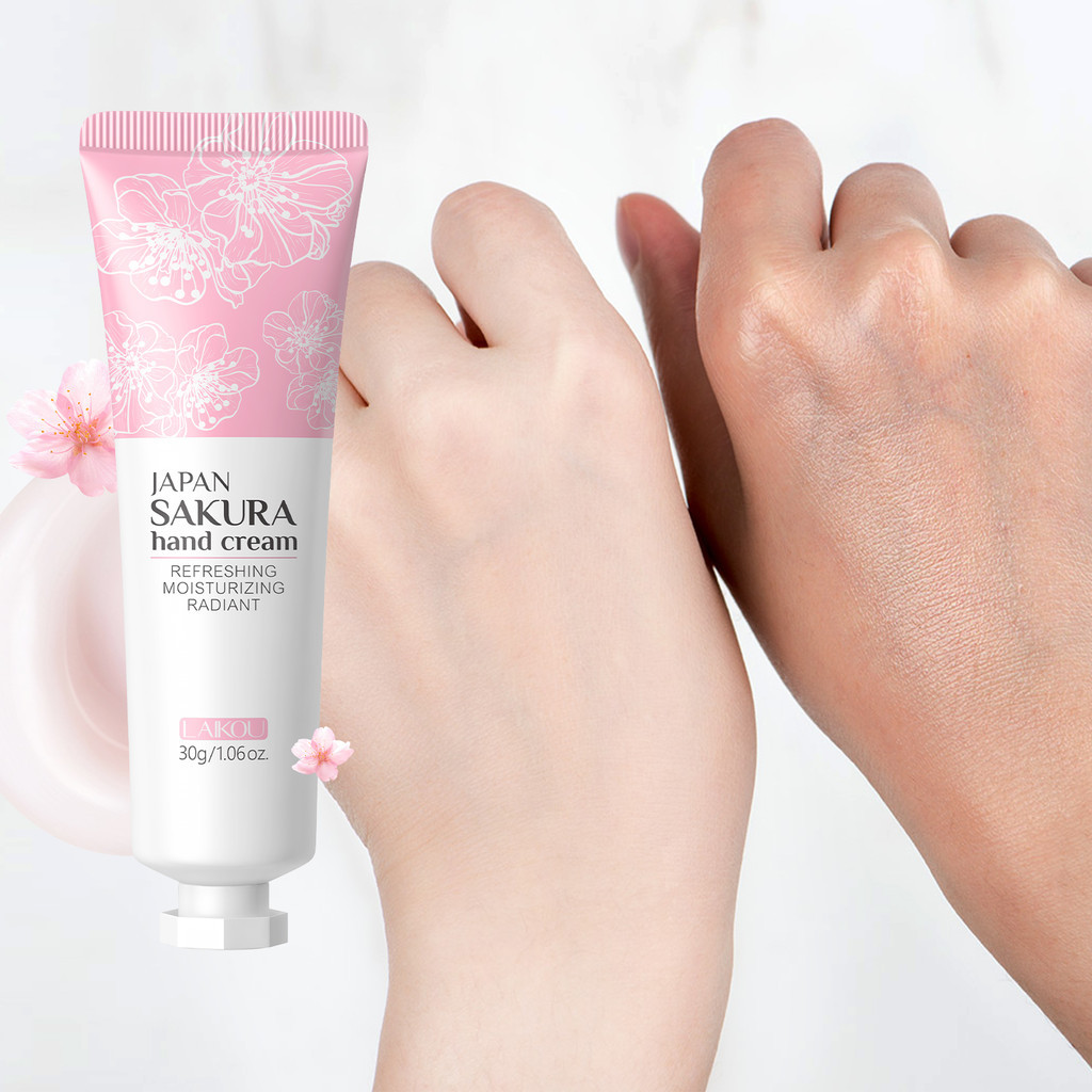 Laikou Sakura Hand Cream Nourishing Anti-chapping ลด Hand Care 30g ...