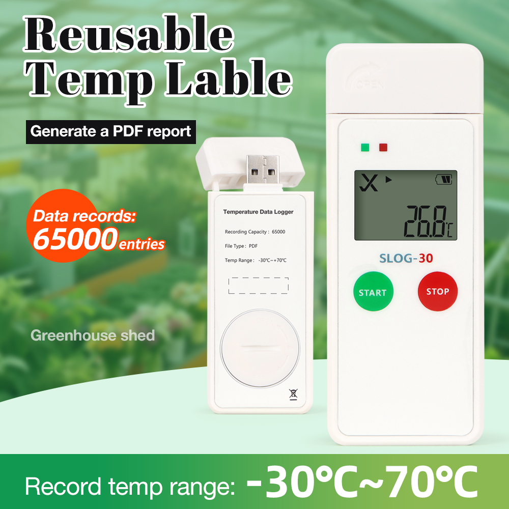 One Piece Reusable Temperature Data Logger Digital USB PDF เซ็นเซอร์ ...
