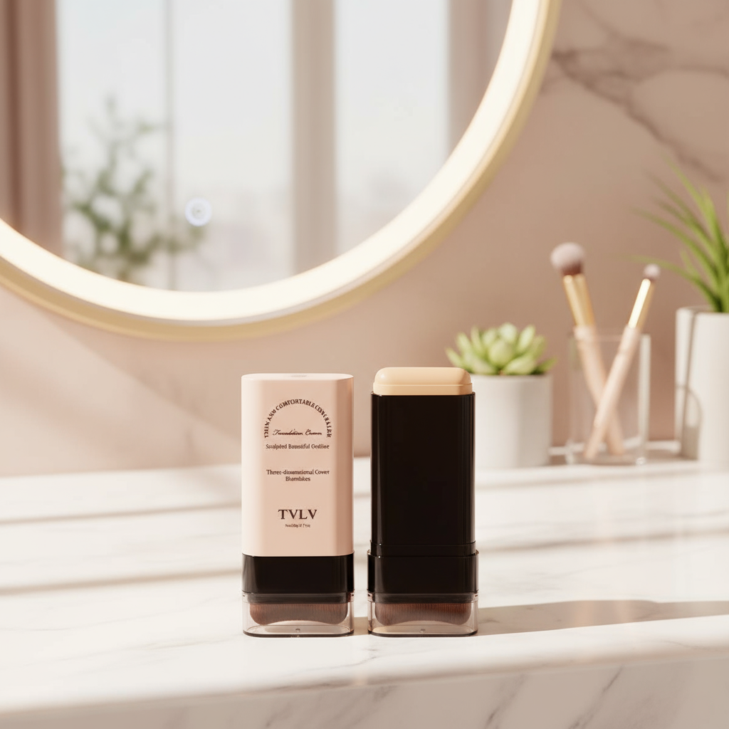 ครีมรองพื้นลบเลือน TVLV,กระจ่างใส,กันน้ํา,ติดทนนาน,แท่งสองหัว | Shopee ...