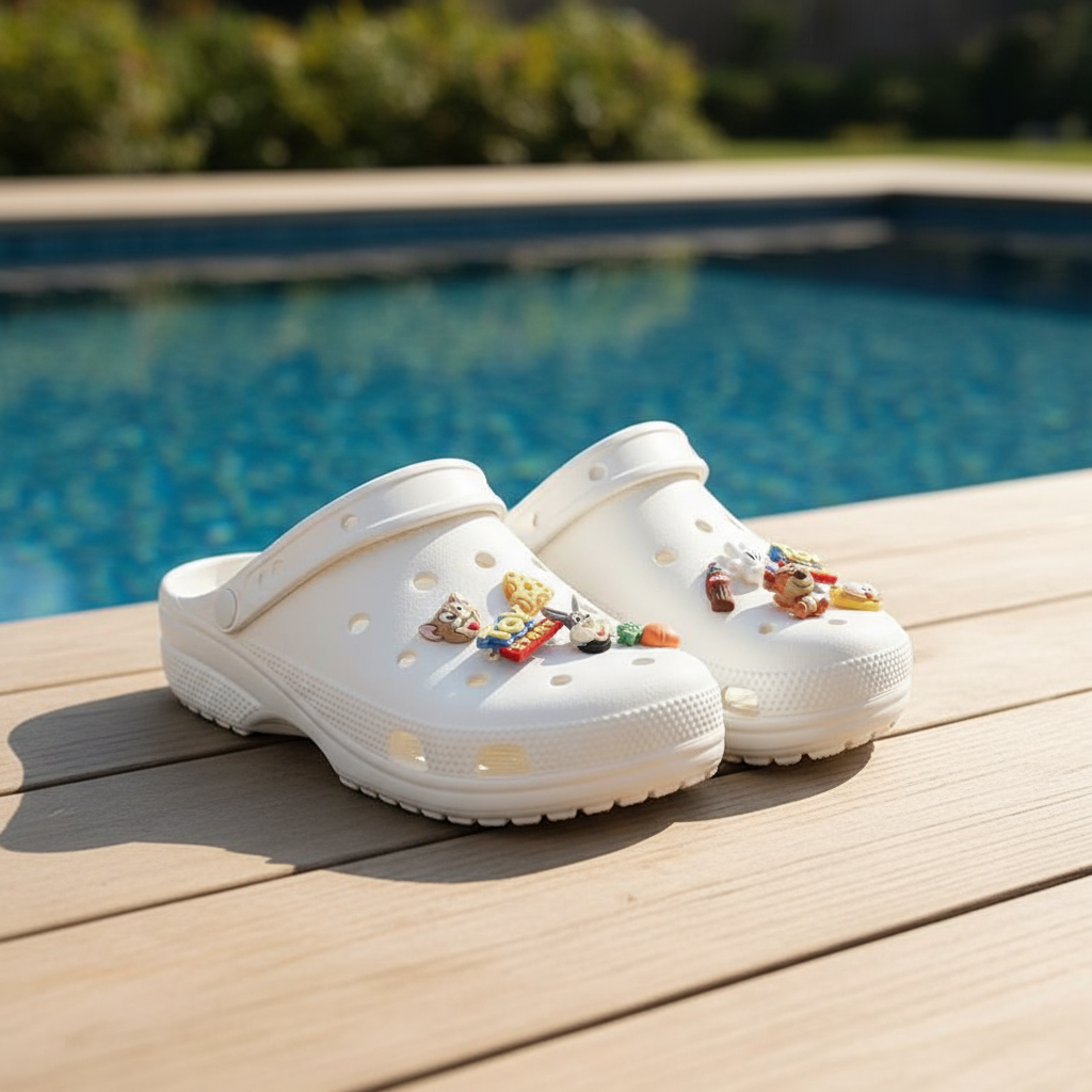 อุปกรณ์รองเท้าคริสต์มาส: 5 ตัวติดรองเท้า Crocs ลาย Jerry และ Garfield ...