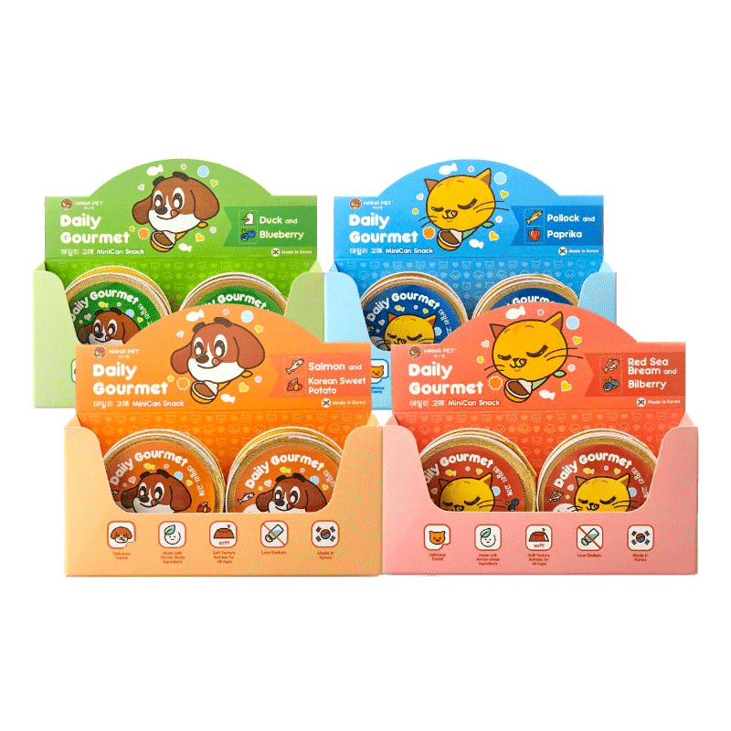 Hana Pet ขนมสุนัขขนมแมว Tasty Town Daily Gourmet รูปแบบมูสเยลลี่ มีให้เลือก 4 สูตร | Shopee Thailand