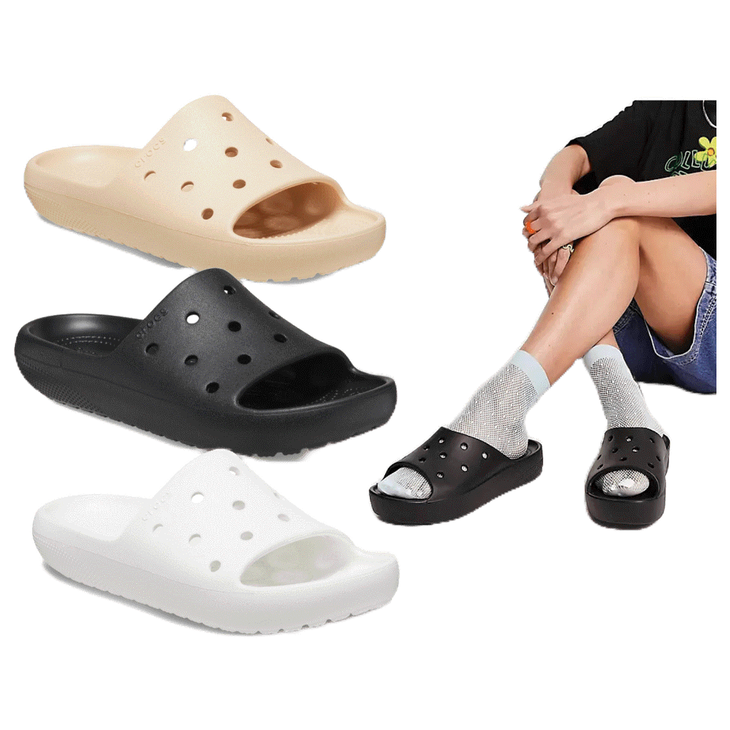 [ลดอีก30% โค้ด DDX30APR26] CROCS CLASSIC SLIDE V2 รุ่นใหม่ มาแรง ...