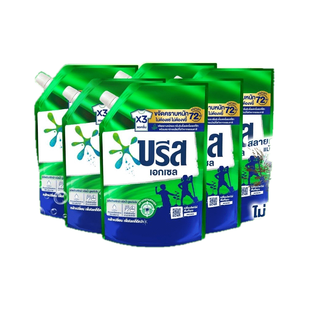 บรีส เอกเซล ซิกเนเจอร์ น้ำยาซักผ้า 1,250-1,400 มล. x6 Breeze Excel ...