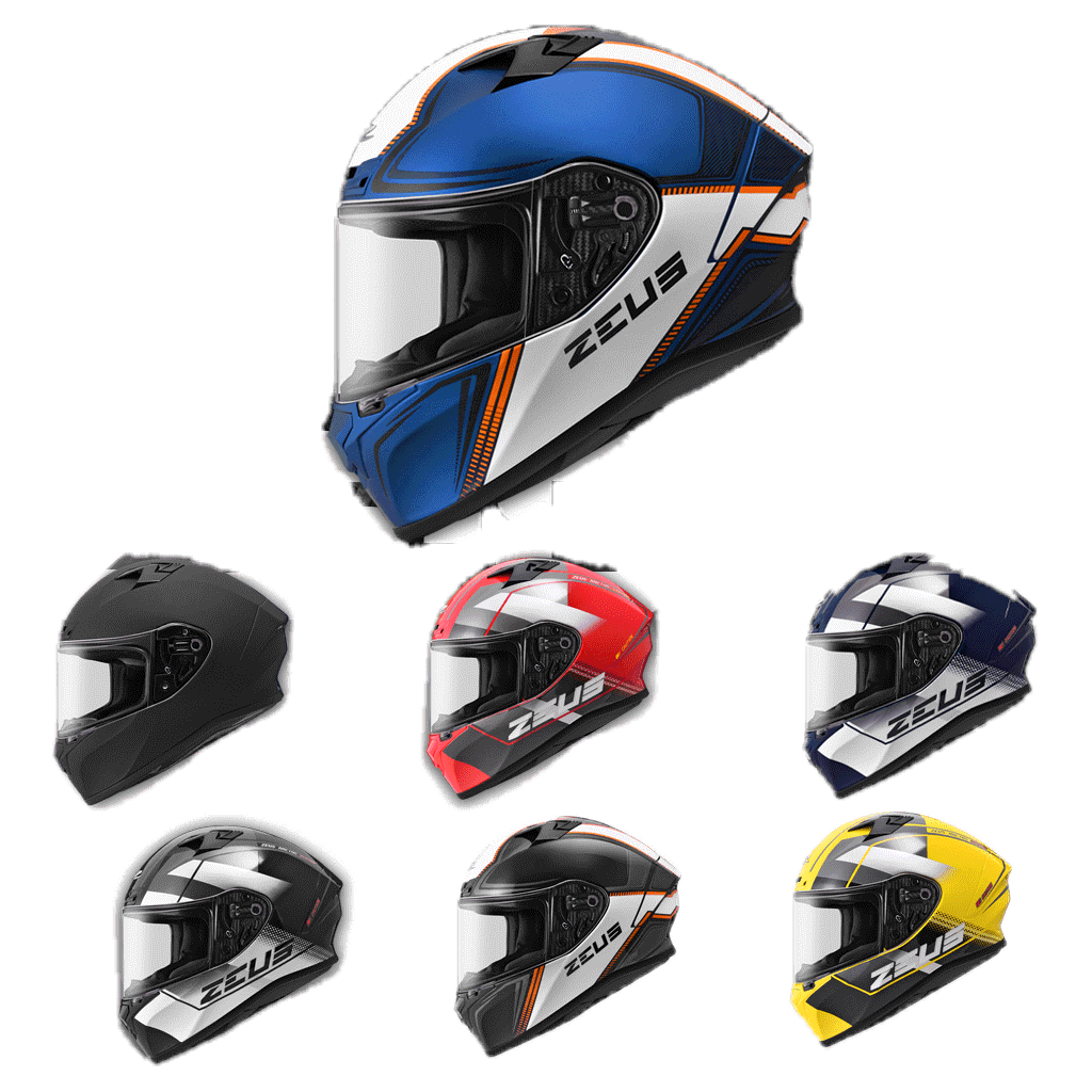 ZEUS HELMET หมวกกันน็อคเต็มใบ รุ่น ZS-826 เเถมฟรีชิลด์ปรอท | Shopee ...