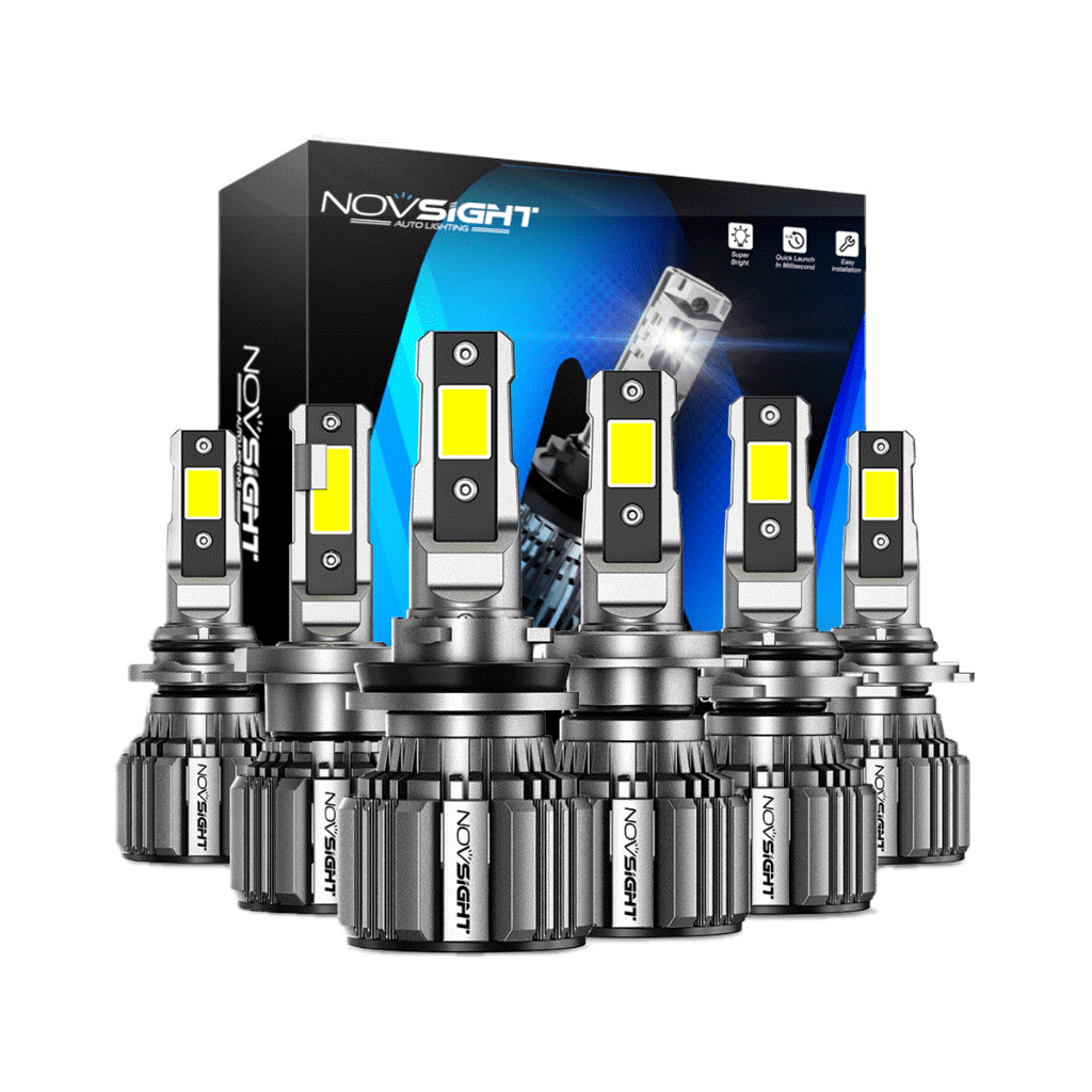 Novsight ใหม่ล่าสุด ไฟหน้ารถยนต์ ไฟตัดหมอก LED N74 H4 H11 H7 9005 HB3 9006 9012 HIR2 70W 15000LM ...