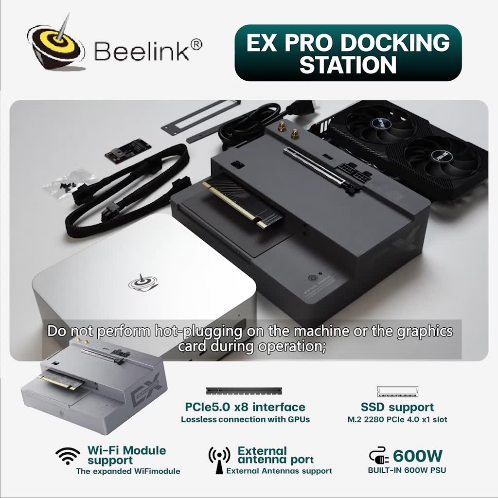 [Official ศูนย์ไทย] Beelink Multi-Functional EX Pro Docking Station ใช้กับรุ่น GTi อุปกรณ์สำหรับ ...