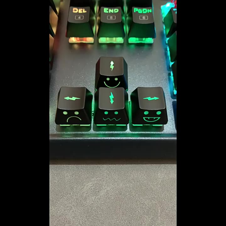 ปุ่มคีย์แคป Replacement WASD Arrow Keycaps OEM Profile แบบ Double Shot ...